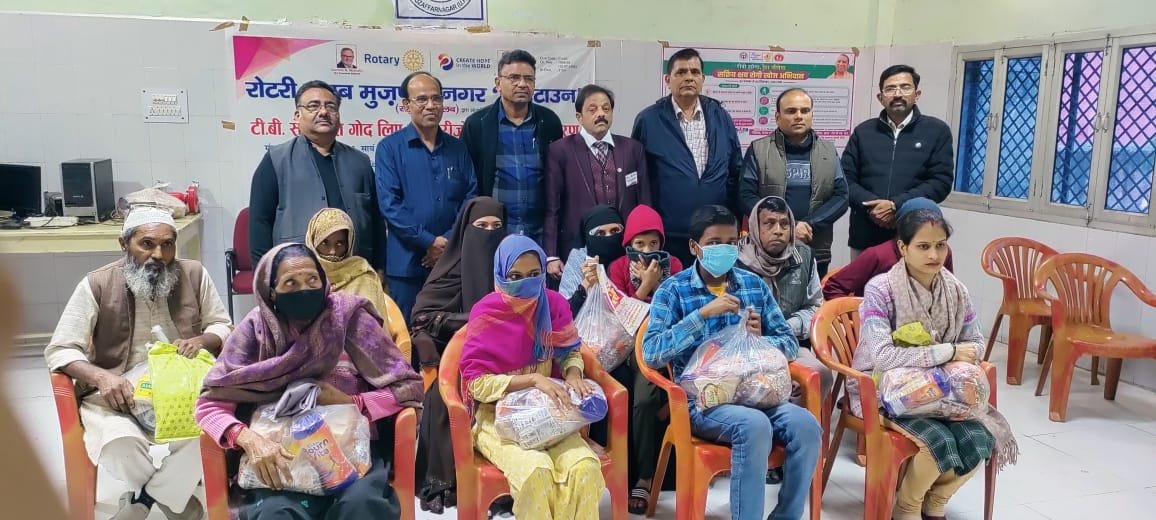 UP मुज़फ्फरनगर -टीबी के 40 मरीजों को किए गए पुष्टाहार वितरित - India ...